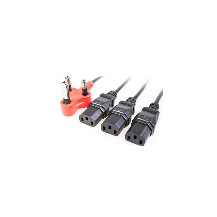 Daisy PC Power Cable 3-Way | Redstrut Networking