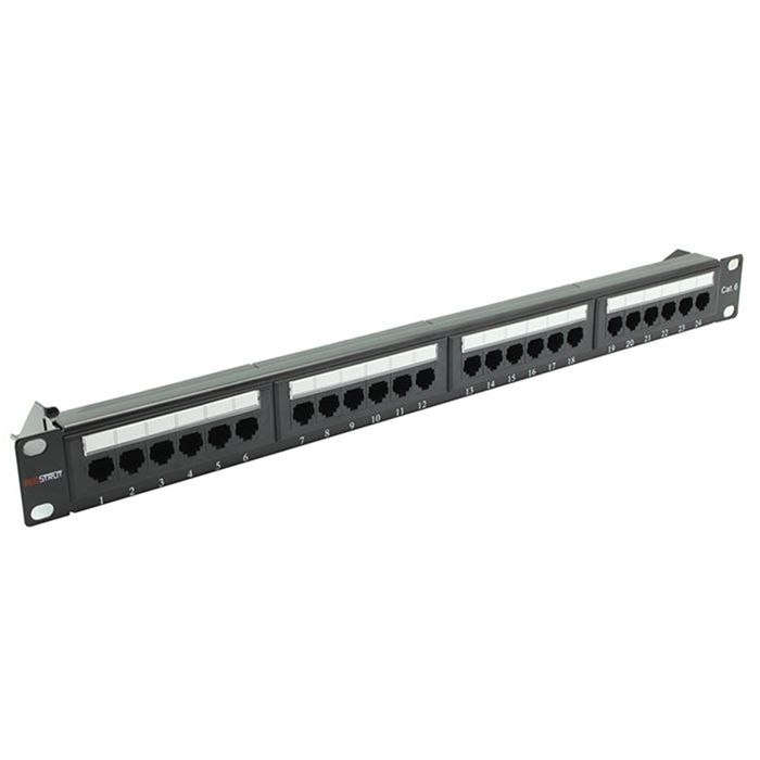 Redstrut CAT 5e/6 48-Way UTP Patch Panel – Redstrut Networking